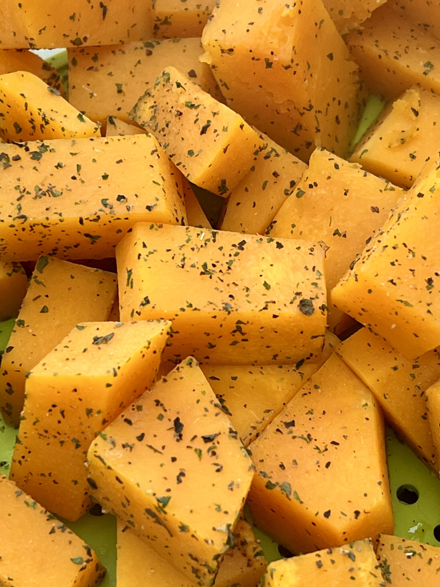 Microwave Steamed Butternut Squash Cubes - Kitchen Gadgets Club